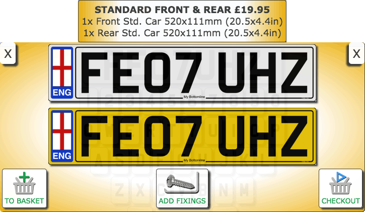 Number Plate Software | UK Vehicle Number Plates